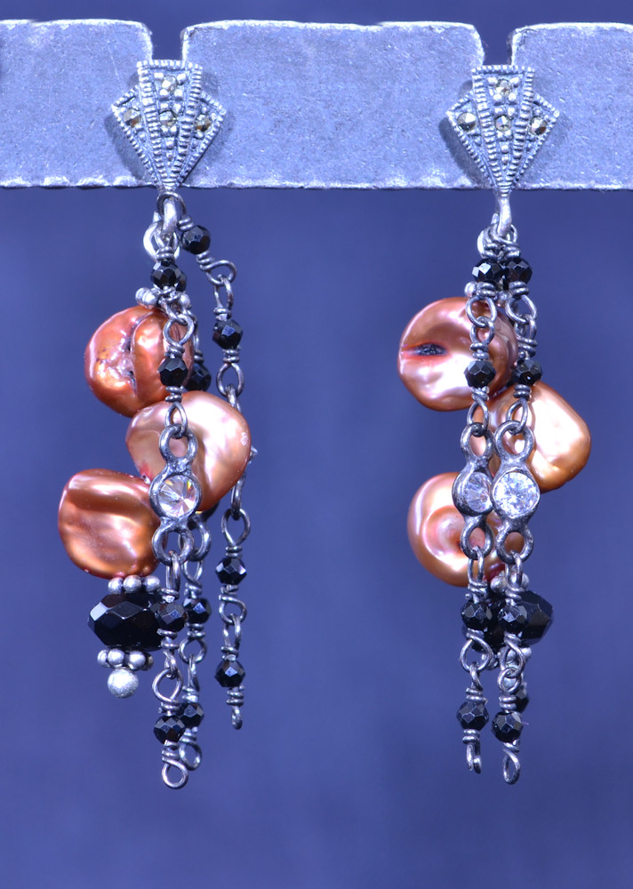 Vanadinite in Iron Hat Necklace with Earrings